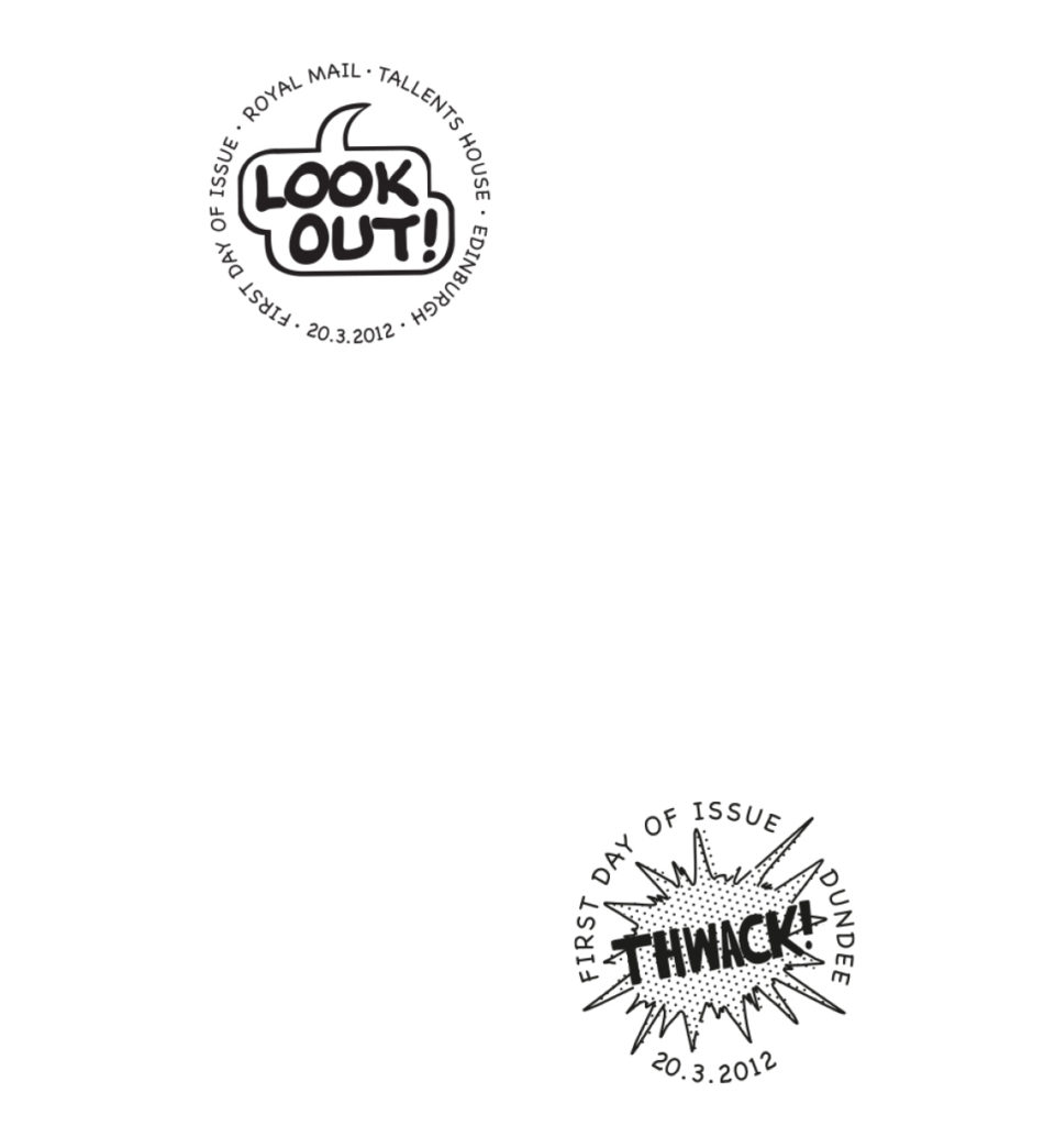 Comic Book Stamps - Royal Mail | Design | The Chase